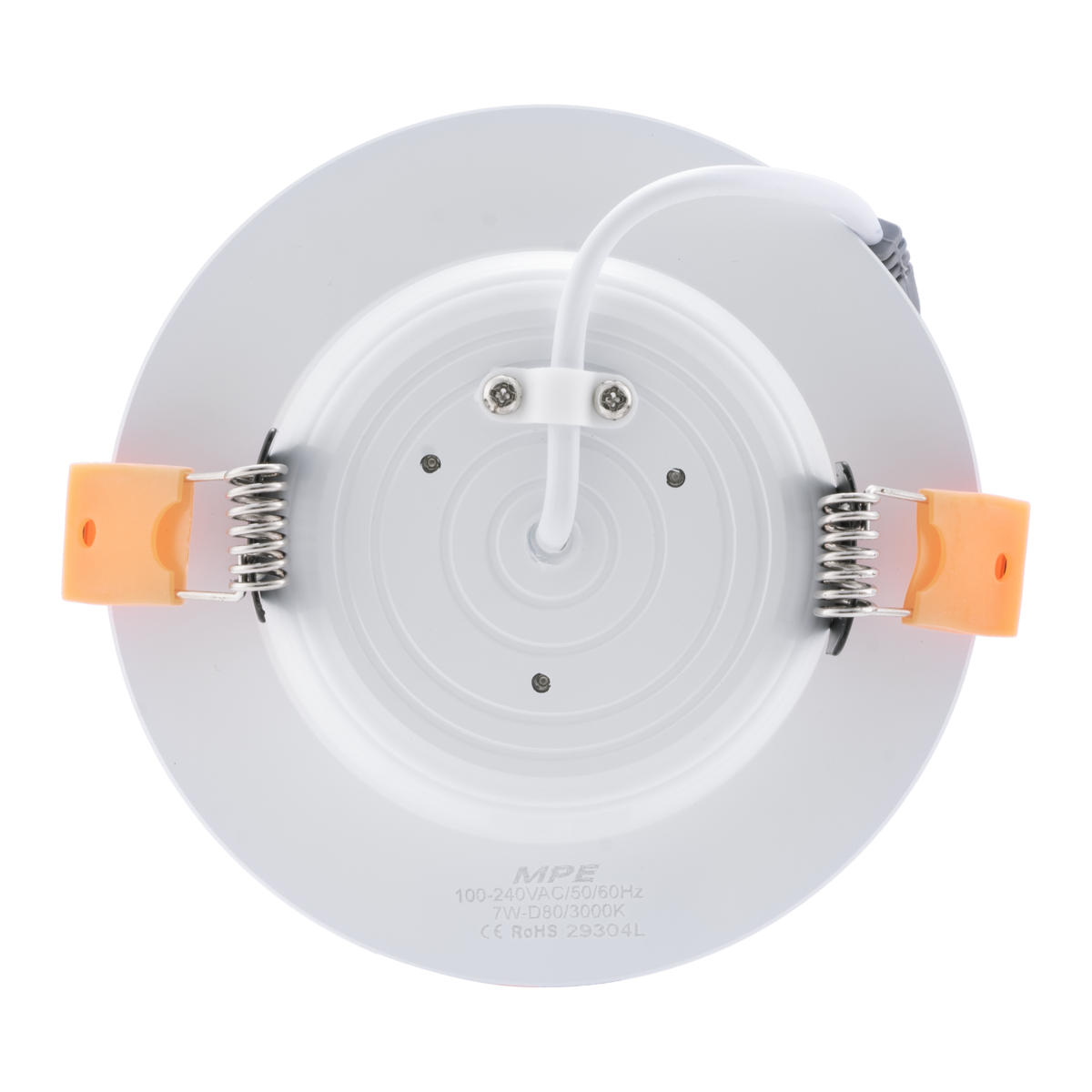 LED Downlight âm trần nhôm, viền trắng 7W ánh sáng vàng DLT-7V - thiết ...