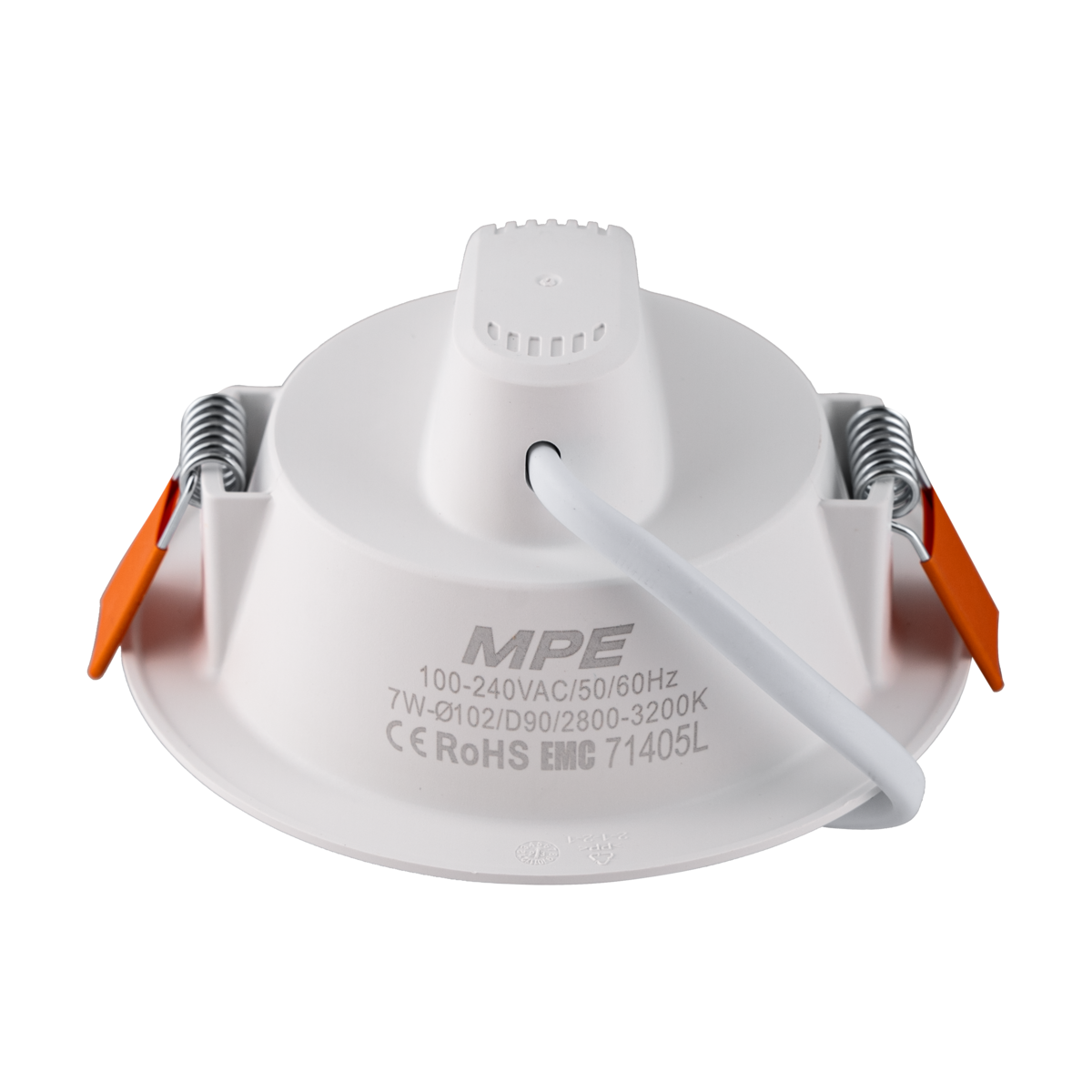 LED Downlight âm trần nhựa 7W ánh sáng vàng DLE-7V - đèn led - thiết bị ...