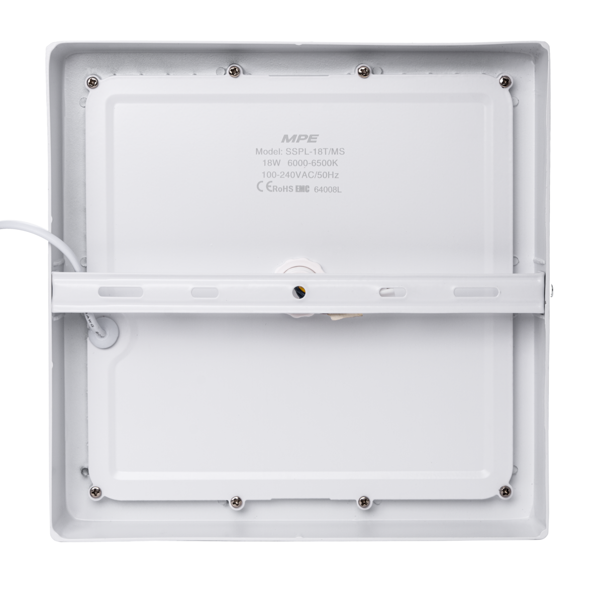 Surface-mounted LED Panel Square Motion Sensor 18W Cool White SSPL-18T/MS