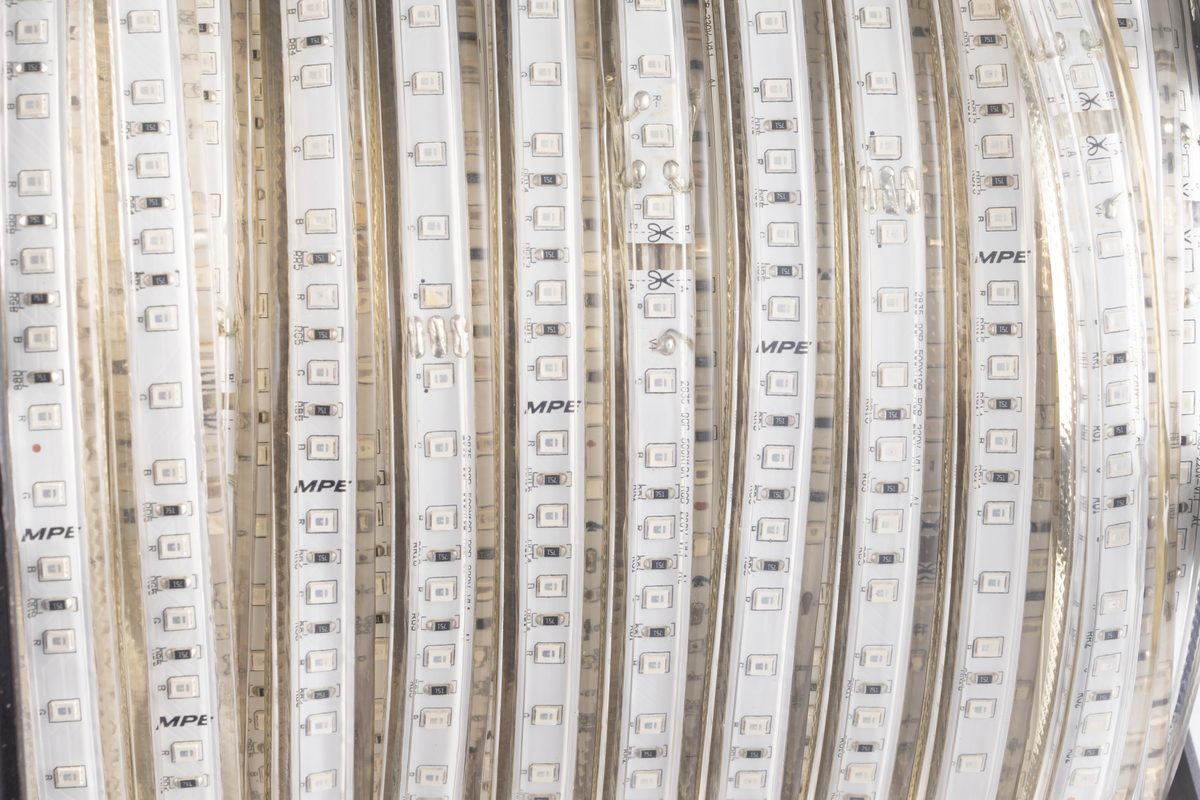 Led dây đôi AC 90LED/m công suất 9W màu RGB LS2835/90-RGB/AC