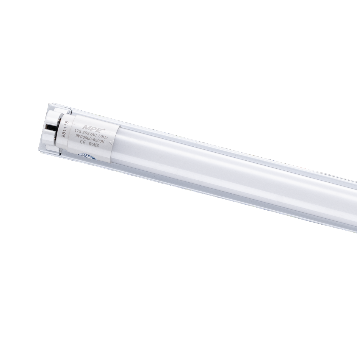 LED Tube Nano PC Light Fixture 1.2m 1x18W Warm White MNT-120V